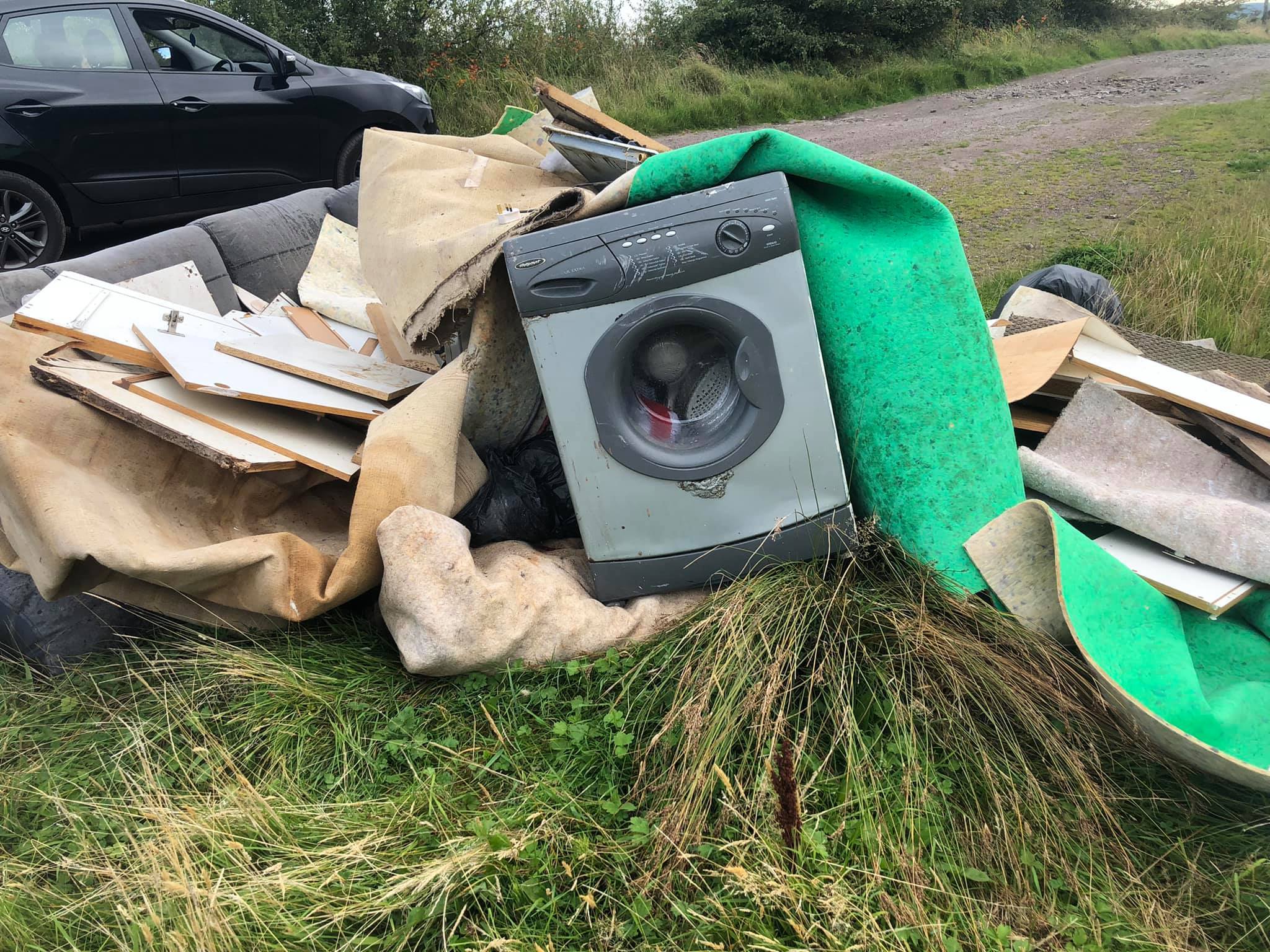 'Ruining our countryside': Fury at fly-tipping at beauty spot for third ...