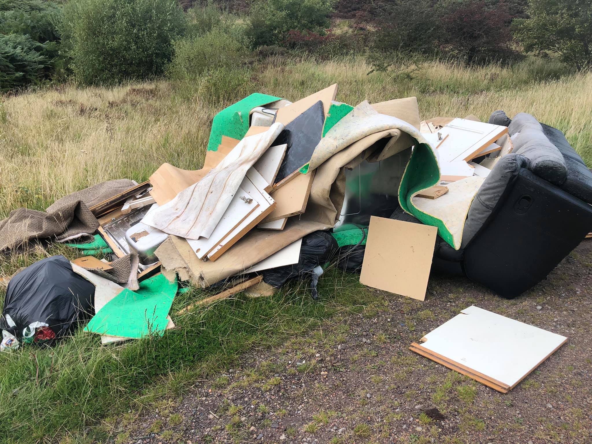'Ruining our countryside': Fury at fly-tipping at beauty spot for third ...
