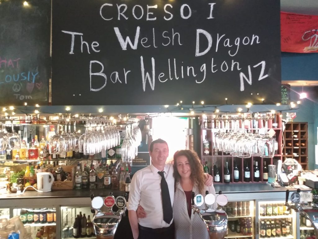 Welcome to the Welsh bar celebrating Christmas in July