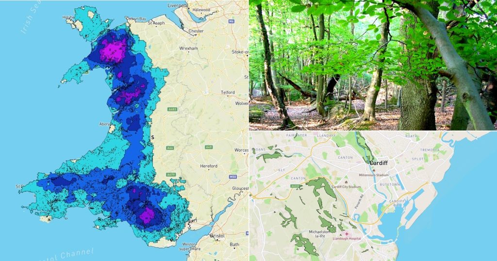 Incredible new interactive map reveals the location of the Wales' lost ...