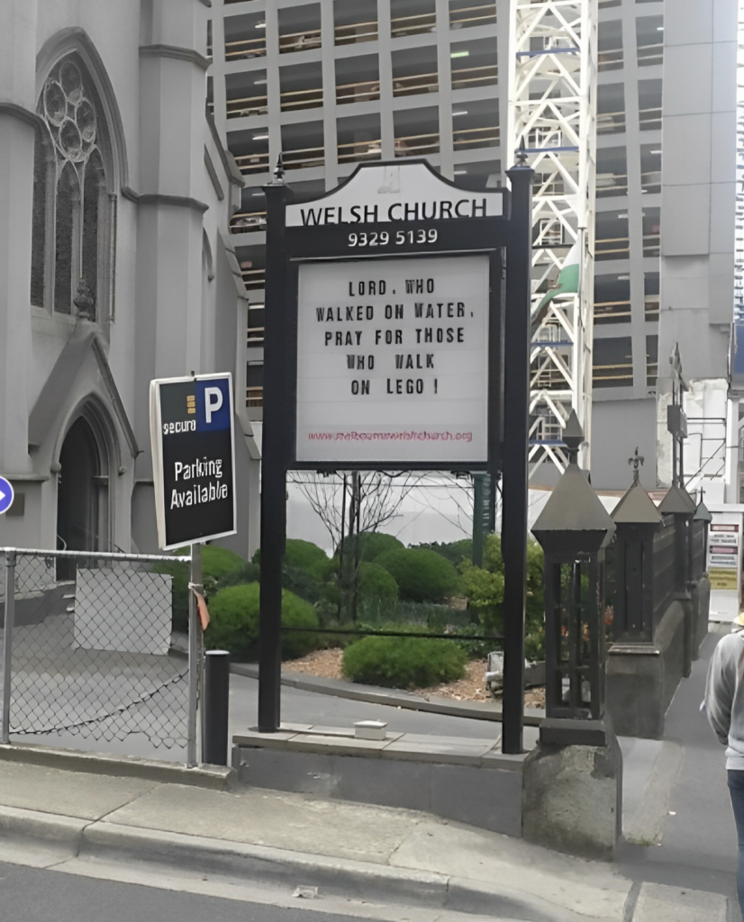 The Welsh church putting smiles on faces thanks to its funny signs