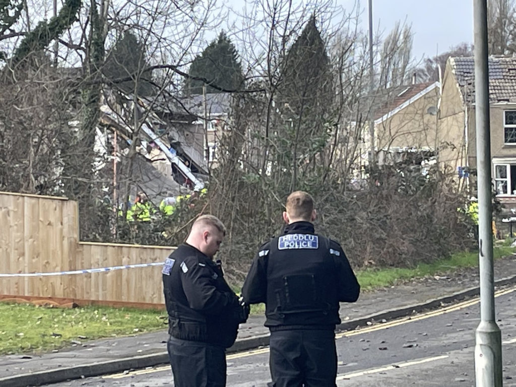 Major incident declared following huge explosion in Swansea