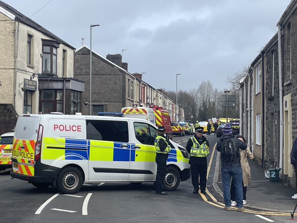Major incident declared following huge explosion in Swansea