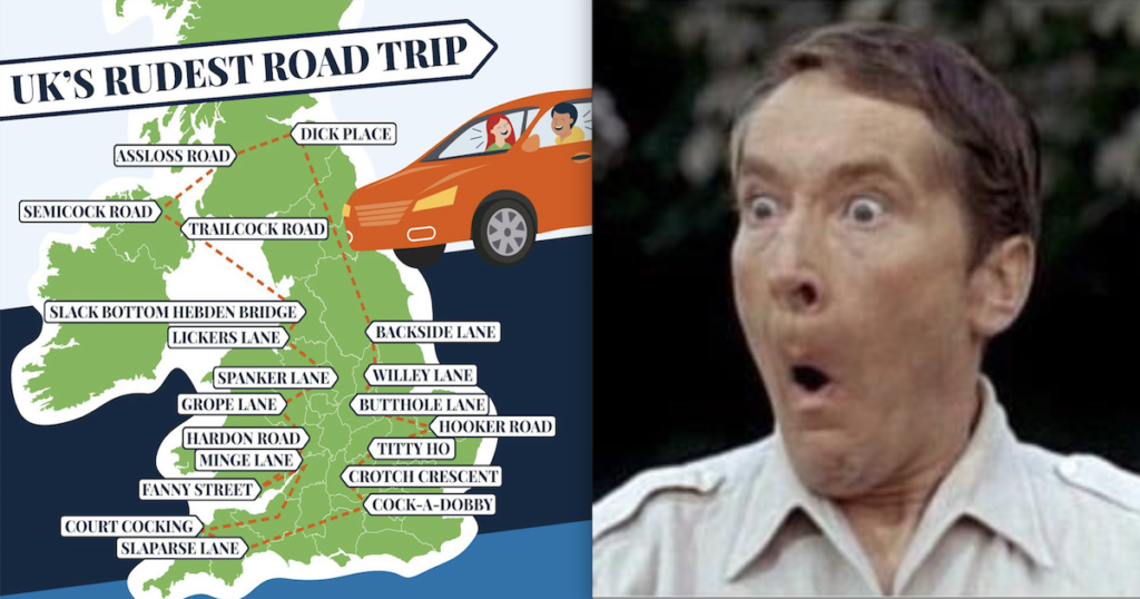 Wales features amongst the places listed in the UK's rudest road trip