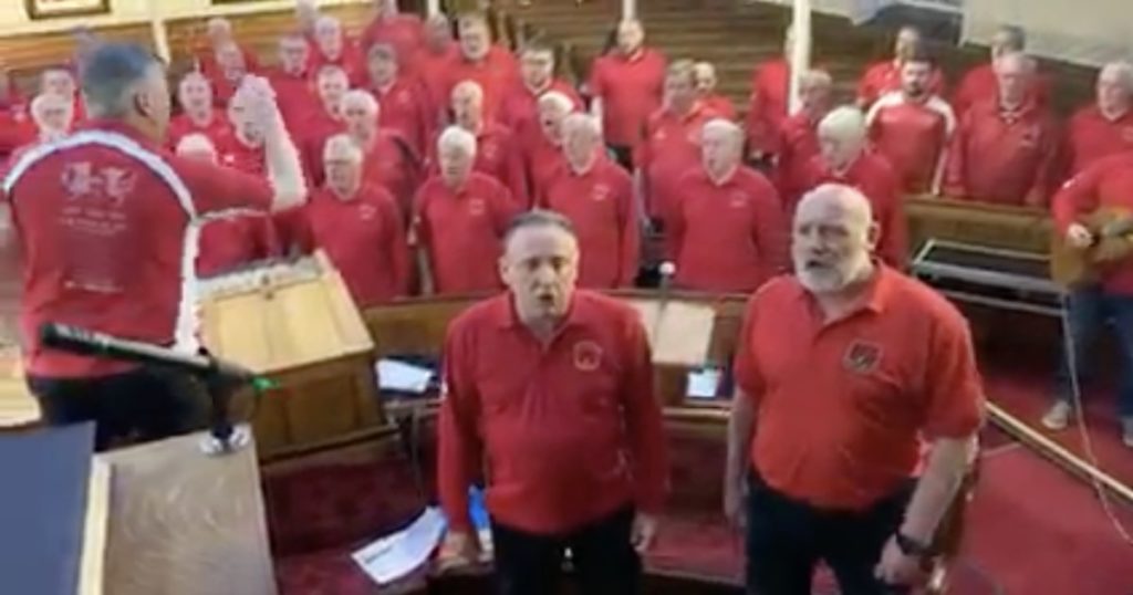 Watch: World famous choir record tribute to celebrate Wrexham's success
