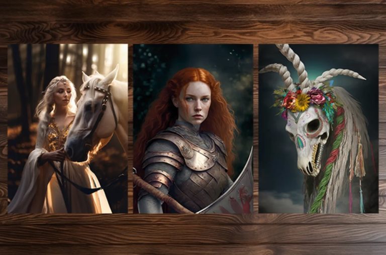 Beautifully illustrated card game featuring characters from Welsh ...