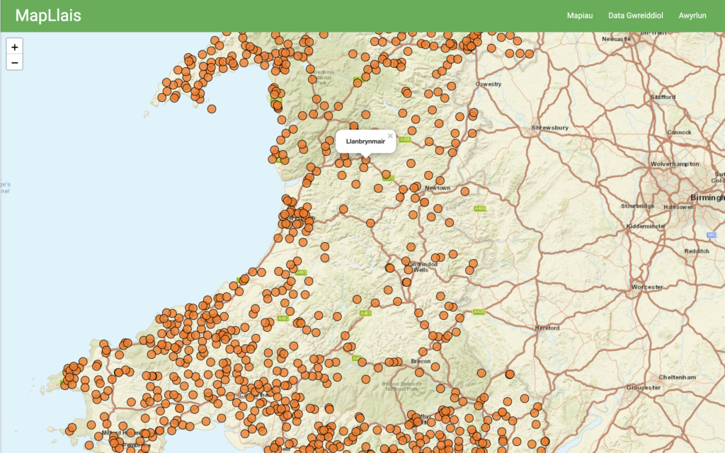 The interactive map that shows you how to pronounce Welsh placenames