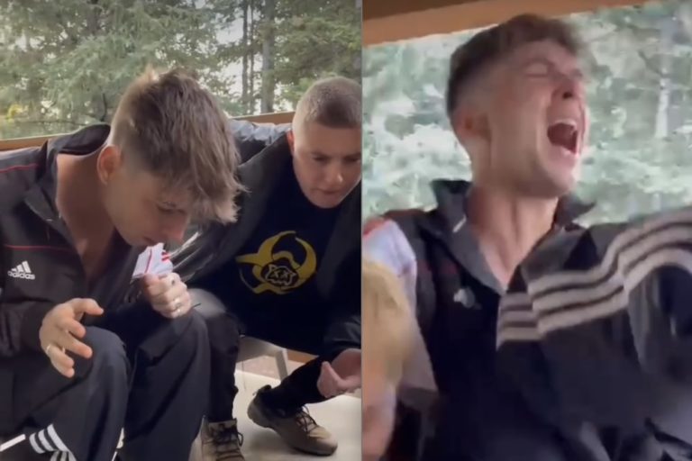 Watch: Ren's joy as he discovers he's number one in the UK album charts