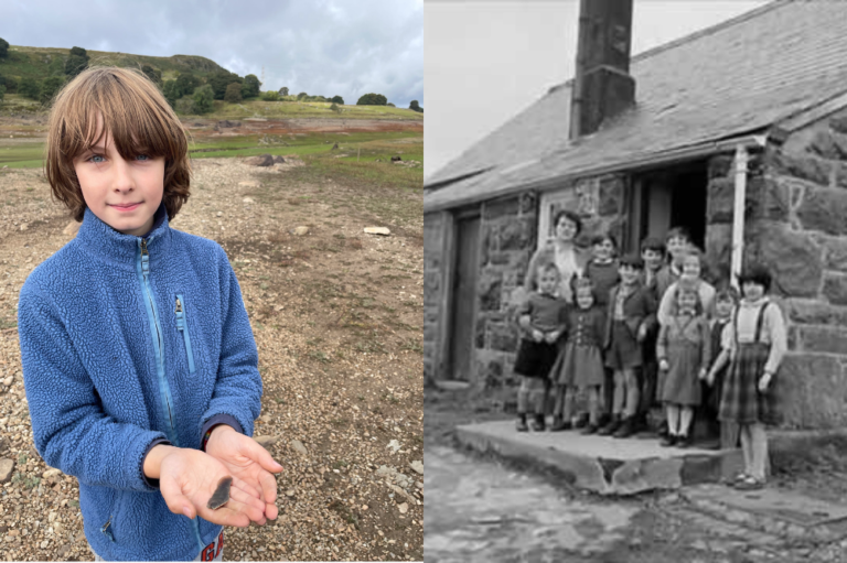 Child finds ancient artefact on the drought-hit bed of Llyn Celyn