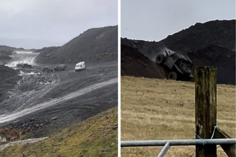 Concern as former opencast mine Ffos y Fran used for off-road rallying