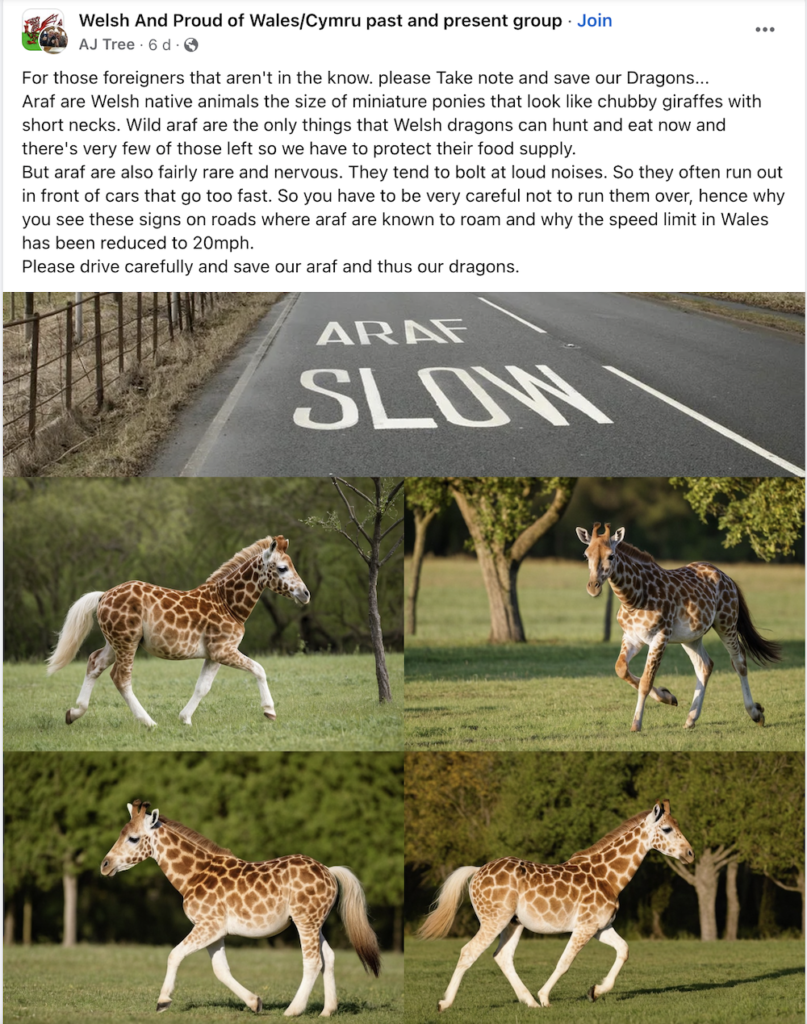 The hilarious explanation for Araf on Welsh roads