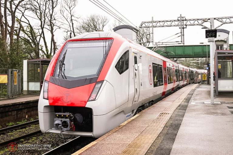 First electric train completes test run on Core Valleys Line