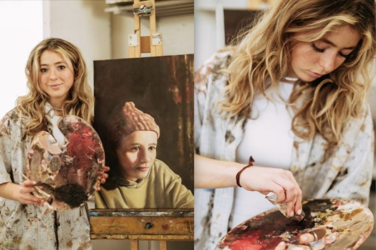 Teenage art prodigy Makenzy Beard takes on the world