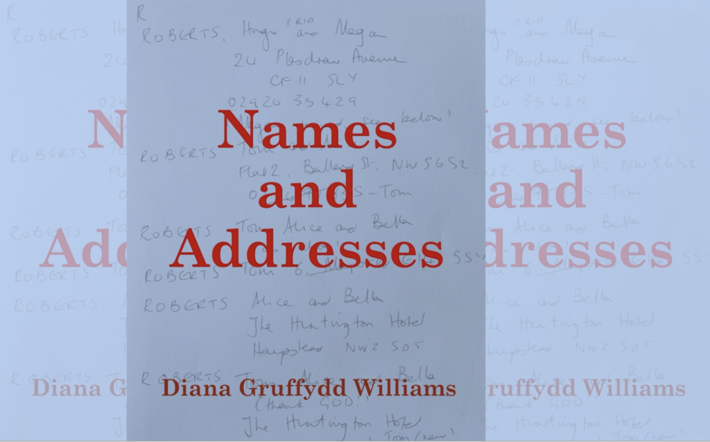 Book review: Names and Addresses by Diana Gruffydd Williams