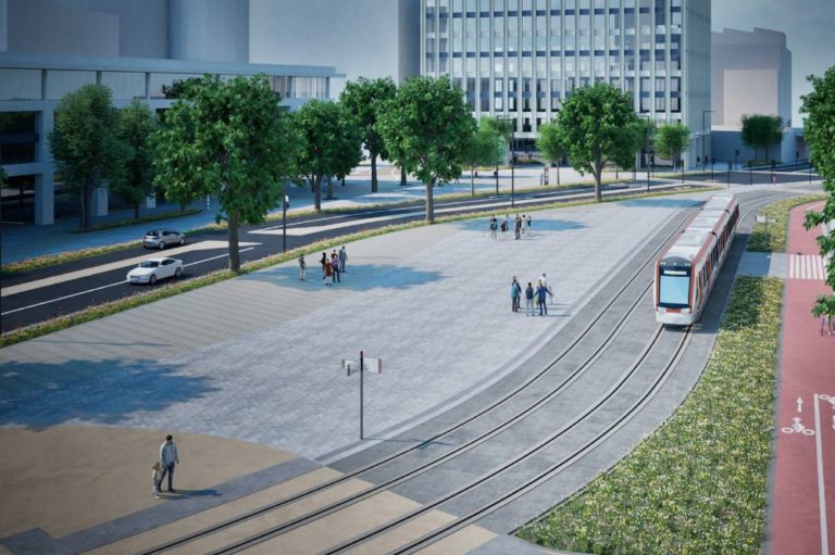 Plans revealed for a new tramway between Cardiff Central and Cardiff Bay