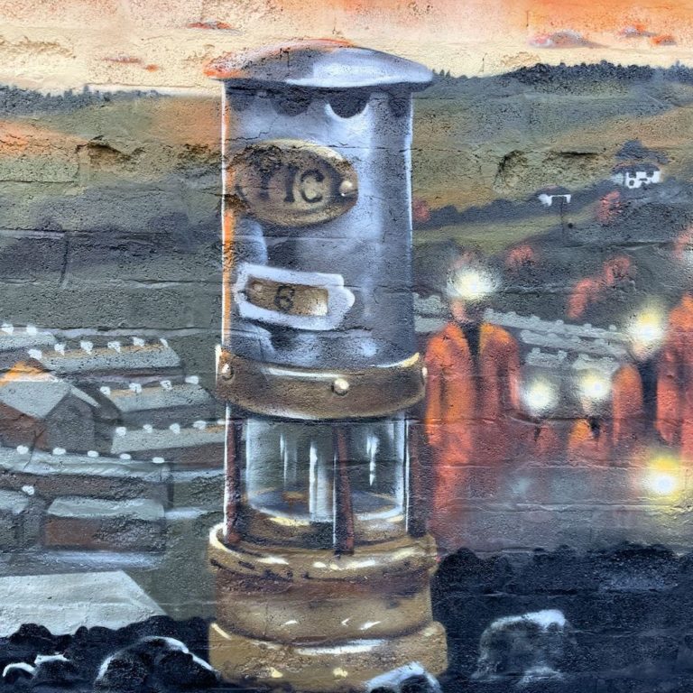 The stunning miners' mural with a beautiful story behind it