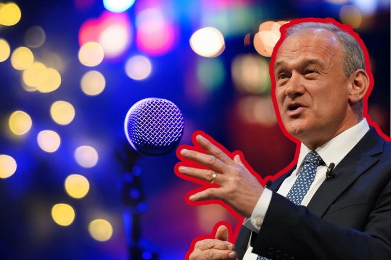 Lib Dem leader Ed Davey launches Christmas number one bid with charity ...