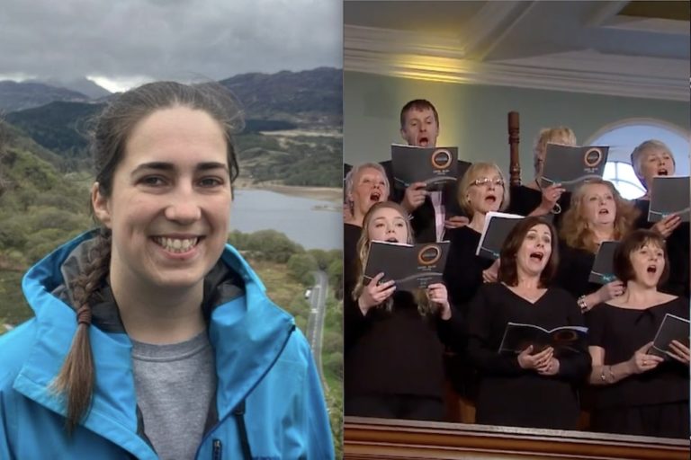 Singing in Welsh helps Rachel learn the language