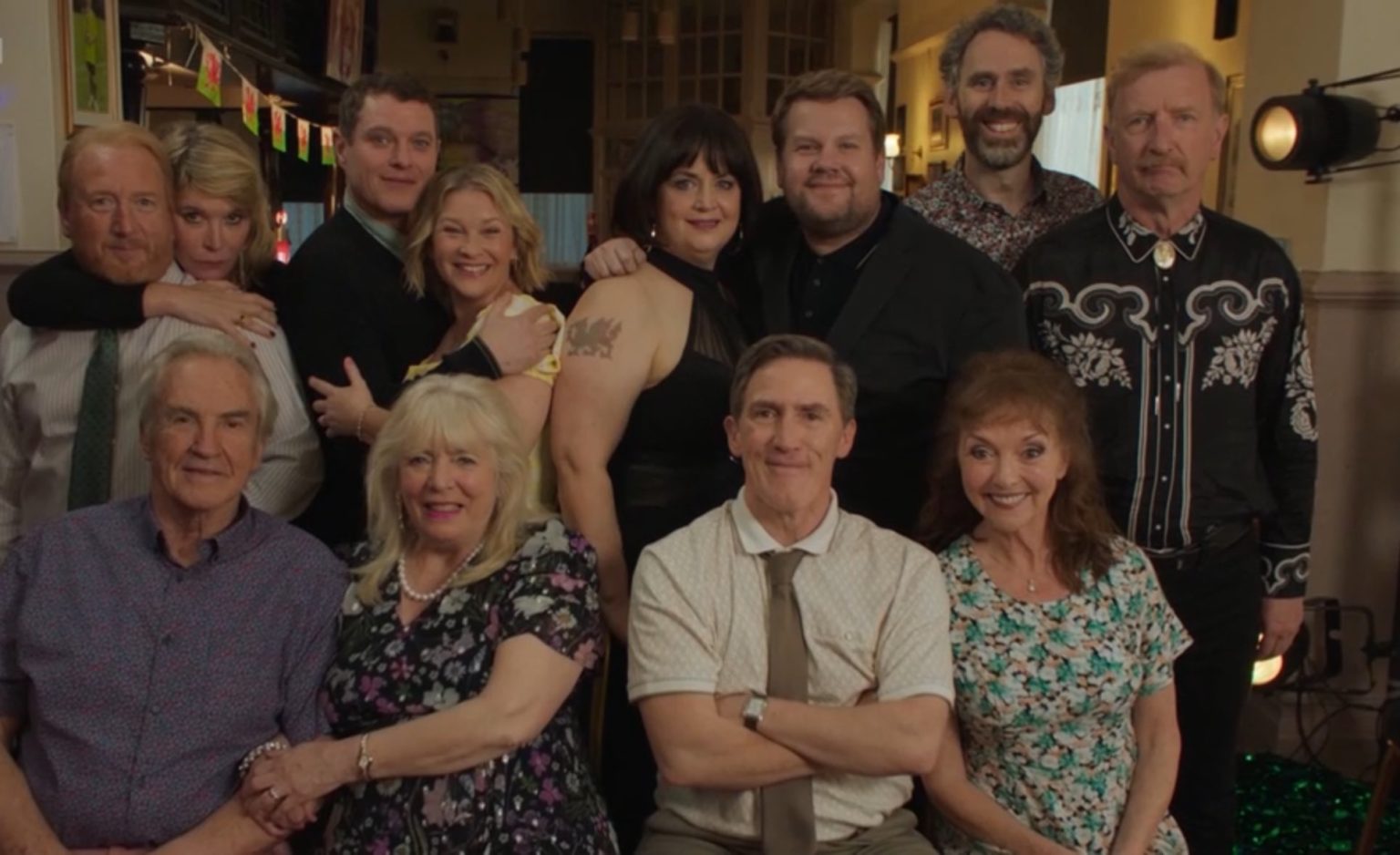 Watch: Gavin and Stacey's 'Nessa' leads out teams in Barry