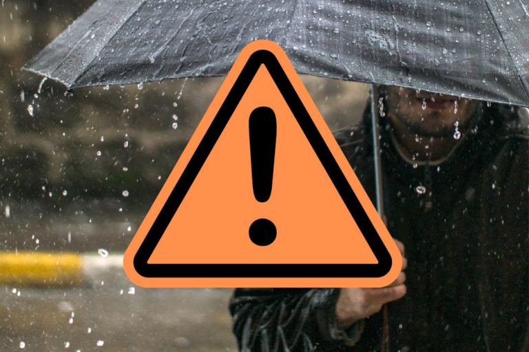 Amber warnings for ‘persistent and heavy’ rain from Storm Claudia