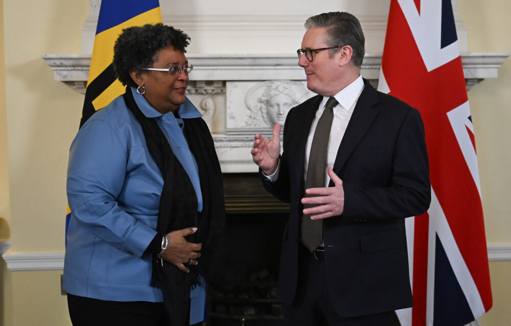 Starmer says history with Barbados ‘long and rich’ as island’s PM visits UK
