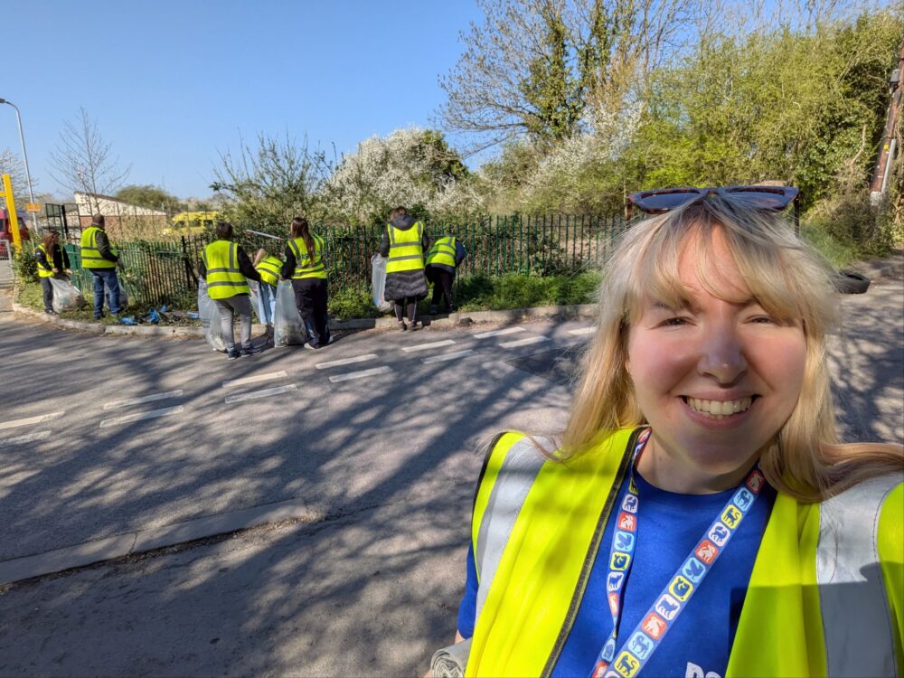 Volunteers collect 22 bags of litter on dog walk to protect animals