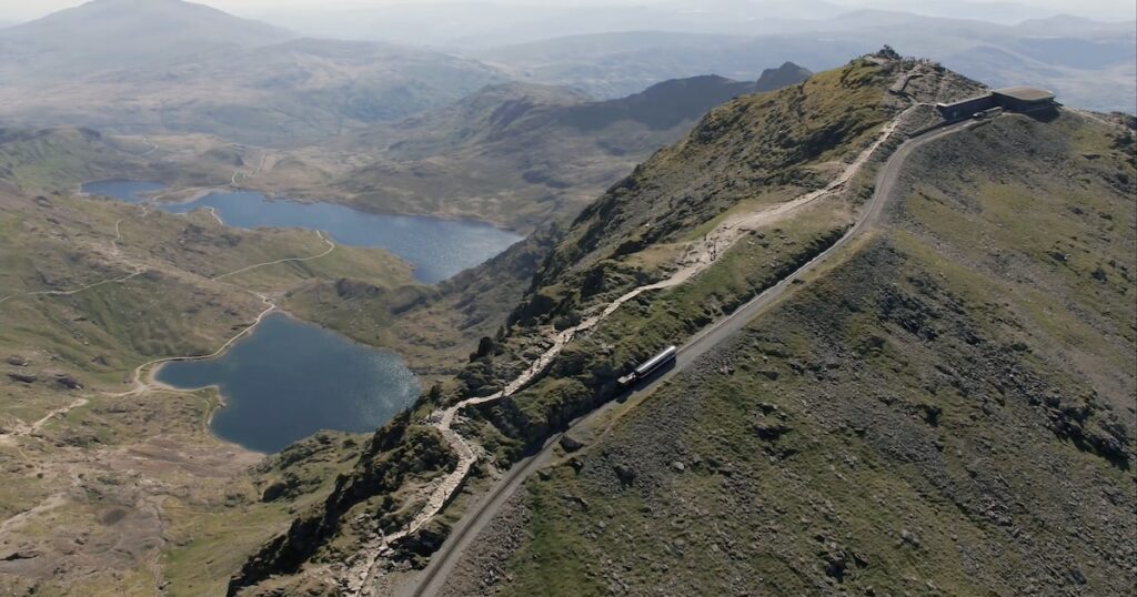 Watch: The breathtaking views from a journey to the summit of Yr Wyddfa