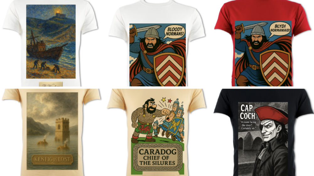 Welsh legends brought to life in new clothing range