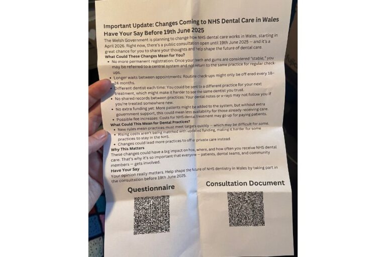 Dentists hand out pamphlets 'spelling out' huge impact of NHS patient ...