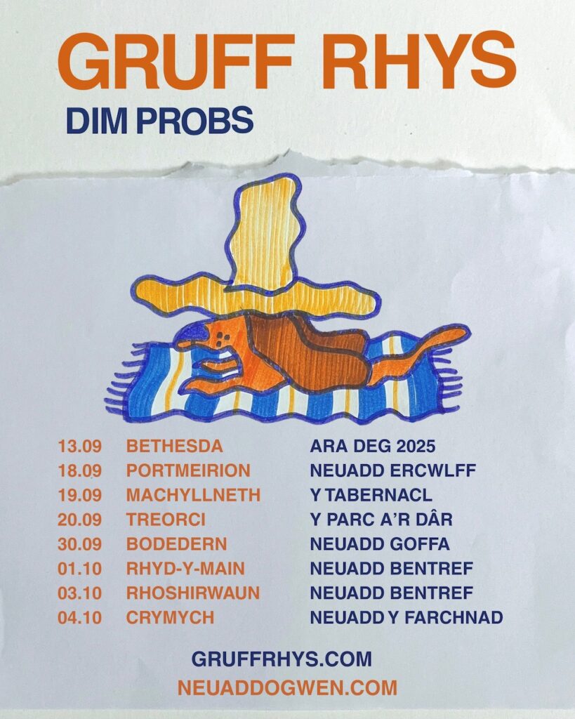 Gruff Rhys unveils new album 'Dim Probs' and Welsh tour