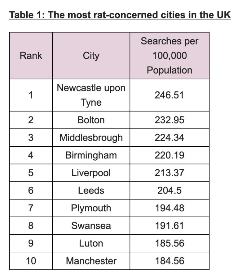 Revealed: The location with the biggest rat problem in Wales