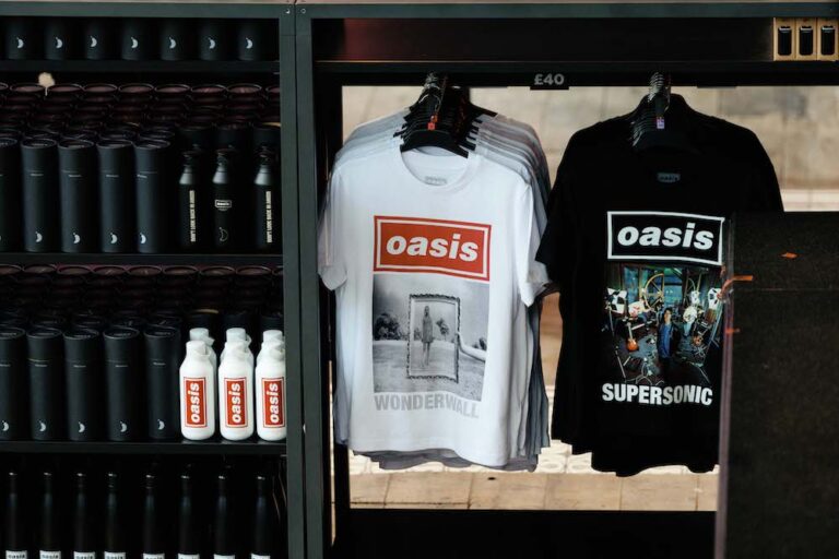 First look at Oasis Live '25 tour merchandise on sale at venues