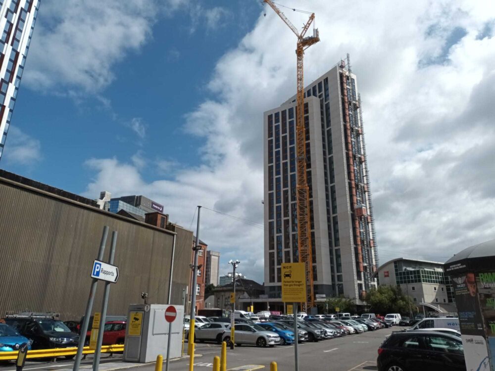 New apartments in capital's tallest building near completion