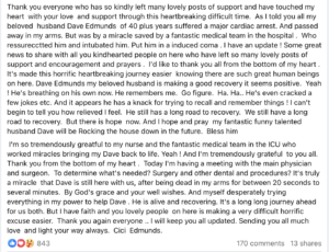 Dave Edmunds' wife gives update on Welsh rock legend's condition