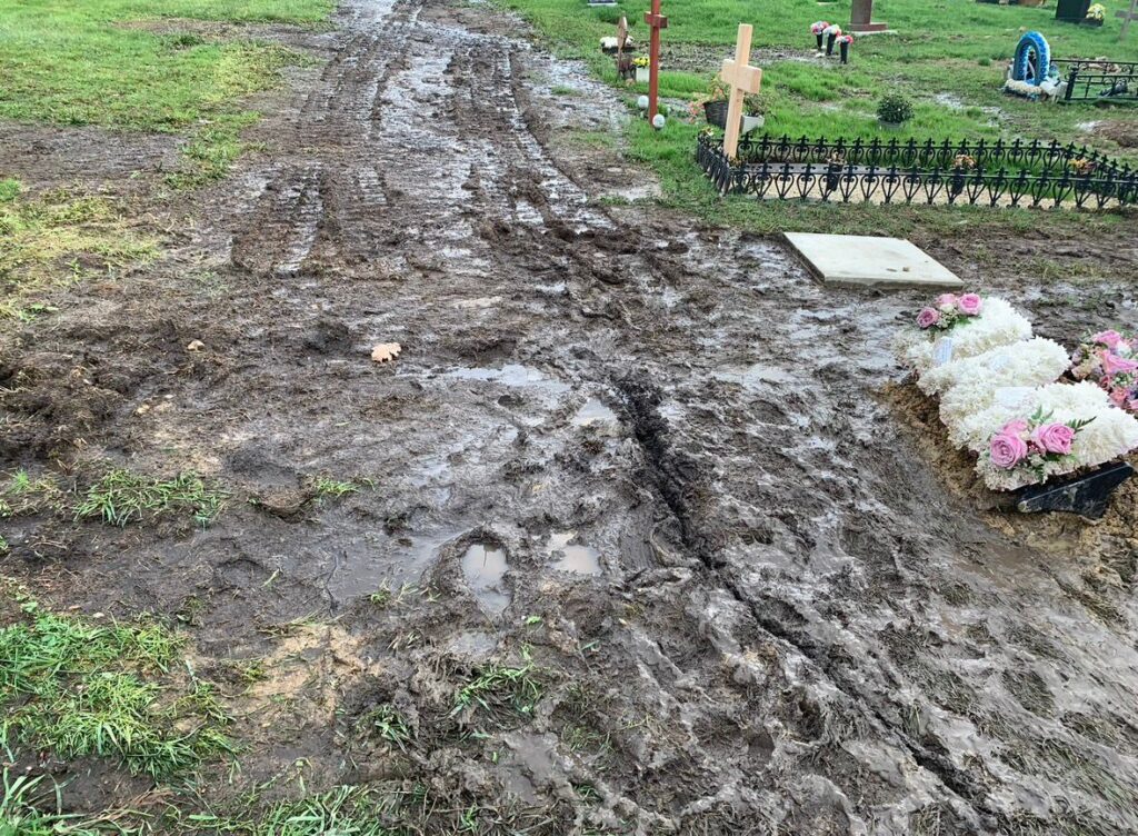 Call for action over shocking state of cemetery