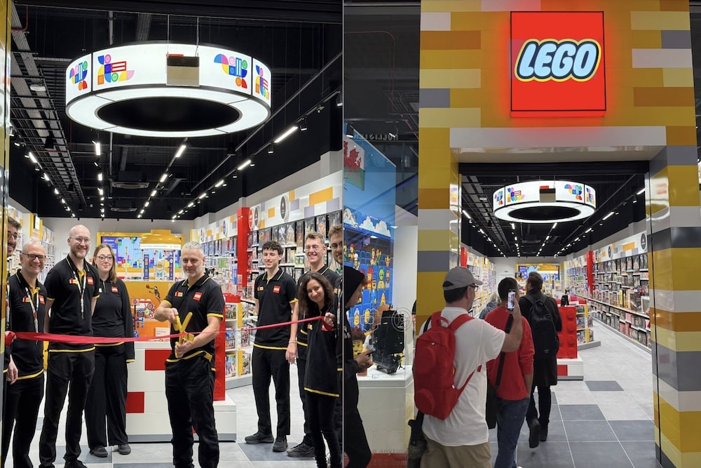 Lego opens flagship new store in Wales
