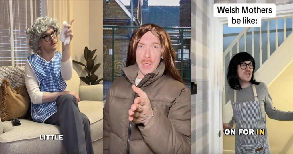 Comedian's brilliant Welsh family life skits take internet by storm