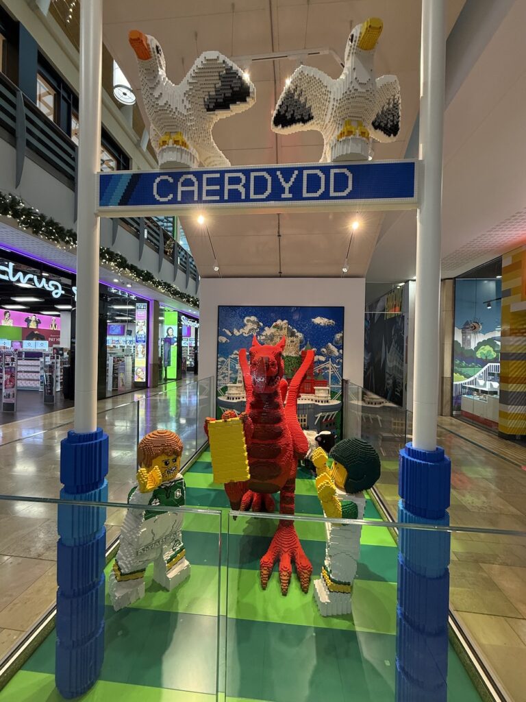 Lego St David's unveils massive tribute to Cardiff