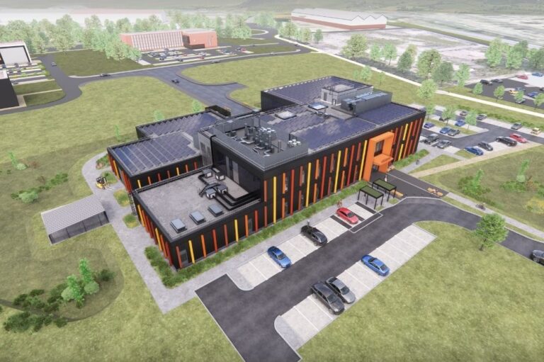 Work begins on £28m industrial research hub in historic steelmaking area