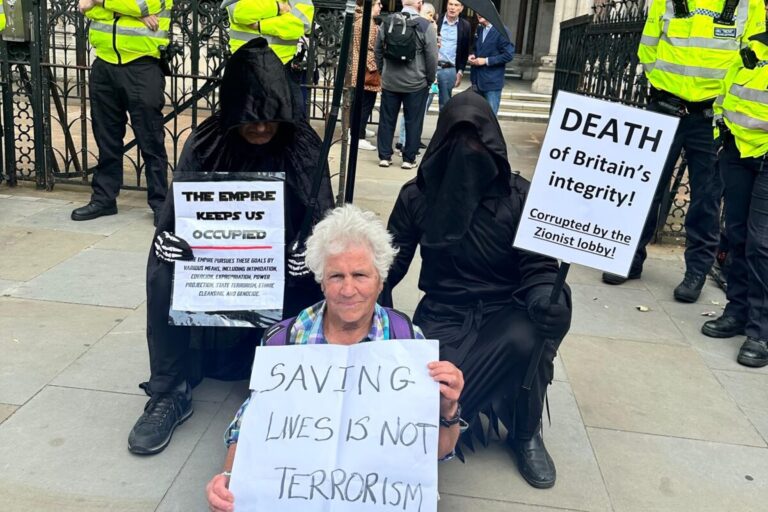 Veteran peace activist arrested after decision to ban Palestine Action ...